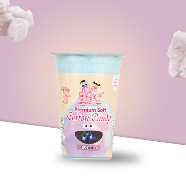 Premium Soft Blueberry Cotton Candy – JST Snacks