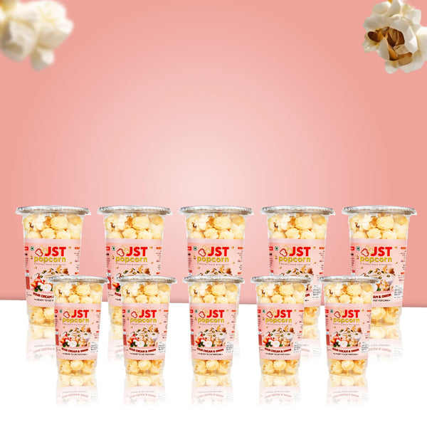 POPCORN Sour Cream & Onion Flavor, Ready To Eat Gourmet Popcorn Pack o ...