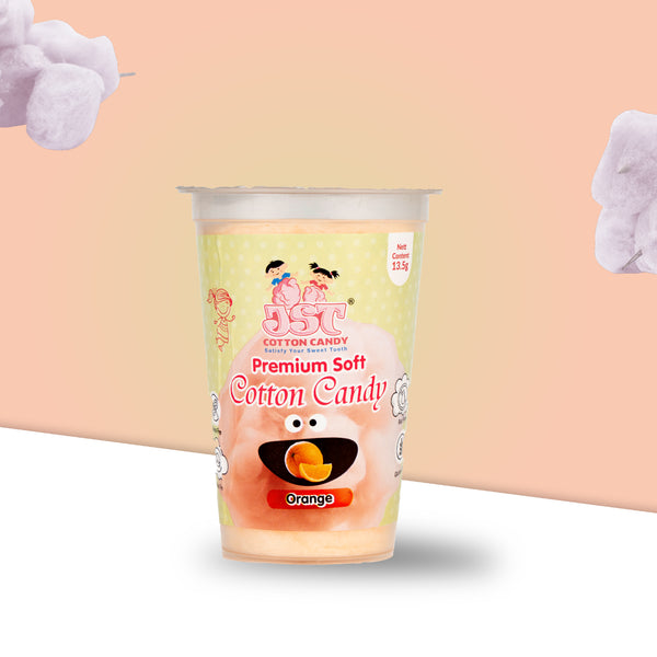 Premium Soft Orange Cotton Candy – JST Snacks